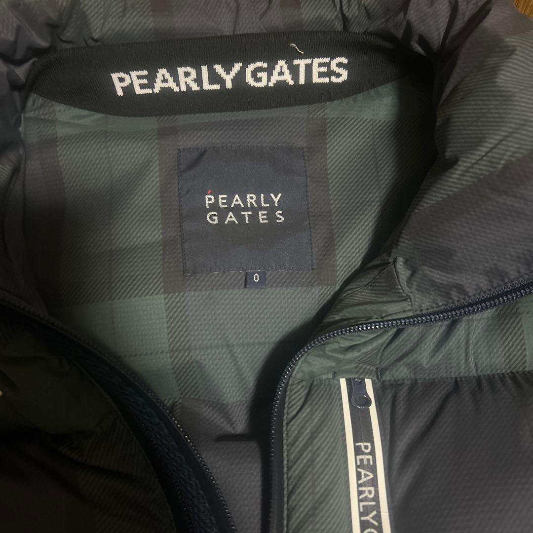 PEARLY GATES チェック柄ダウンジャケット サイズ0