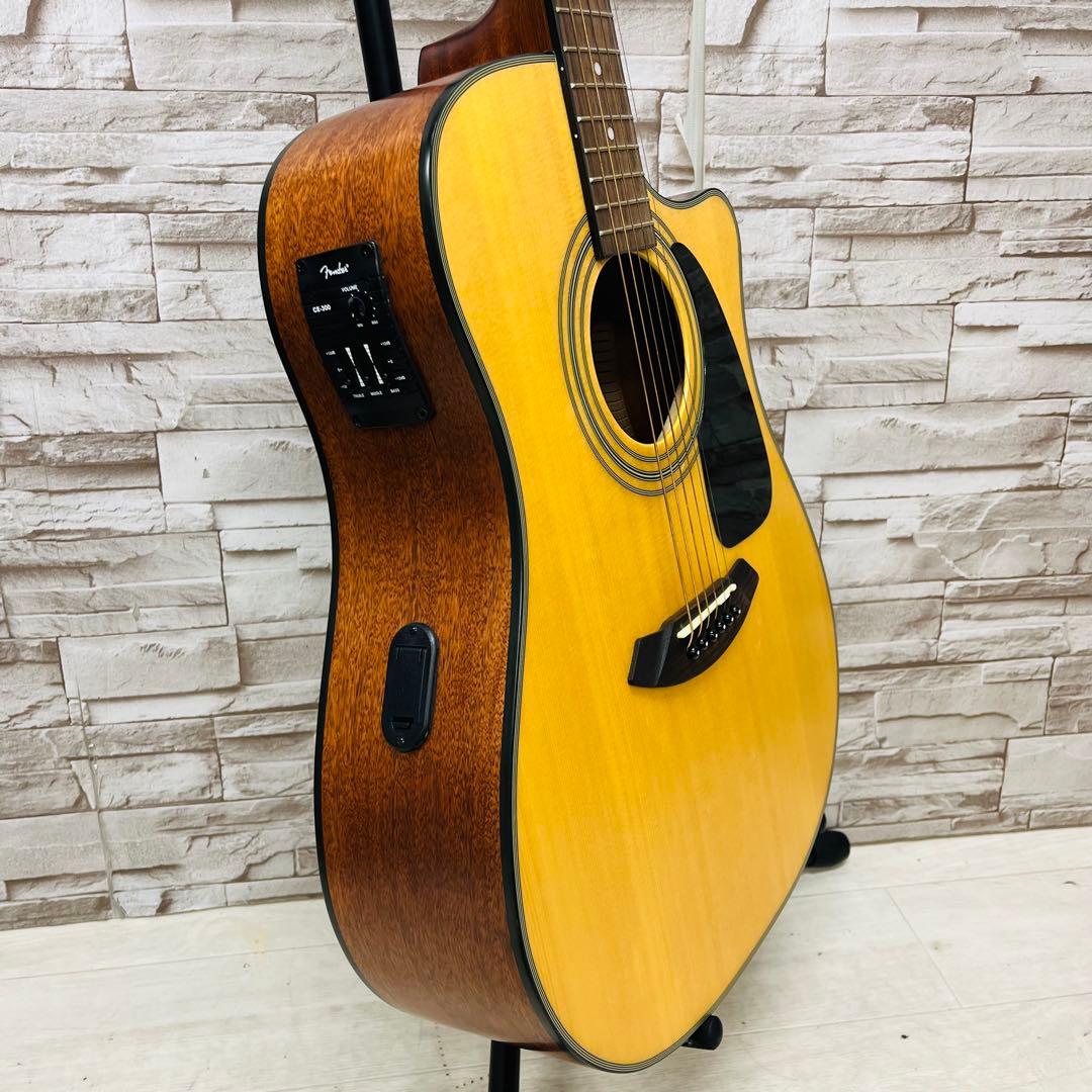 美品 Fender フェンダー エレアコ CD-100CE NAT
