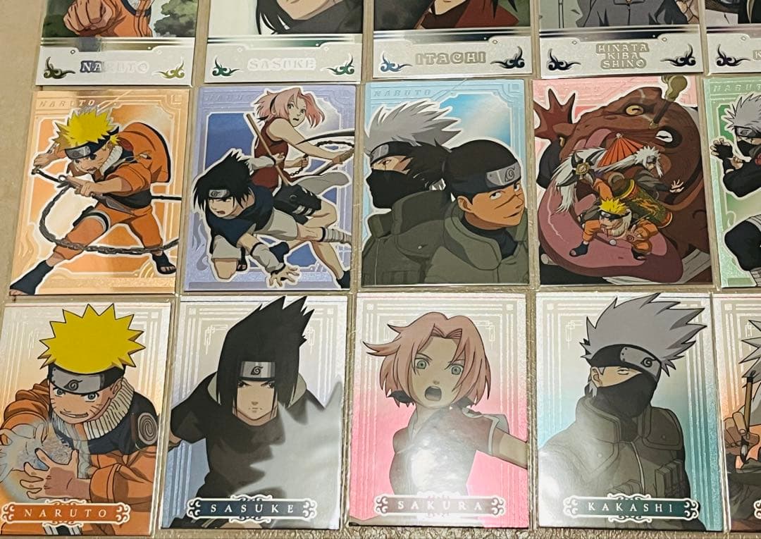 エッチングカード コレクション コンプ カカシ イタチ NARUTO ナルト