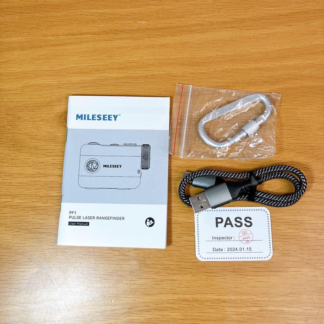 美品】MILESEEY PF1 ゴルフ用レーザー距離計 ケース付 距離測定器