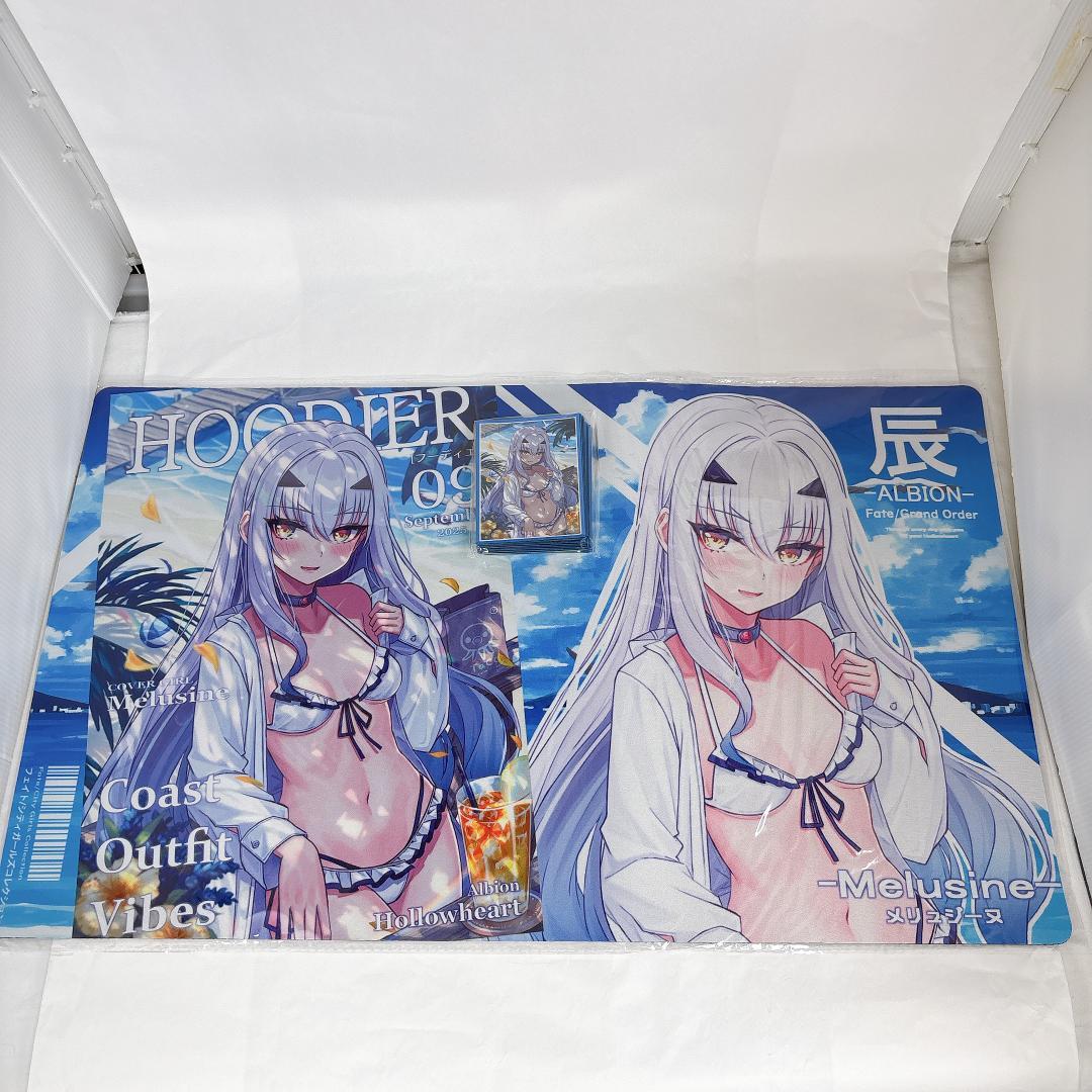 FGO メリュジーヌ 雑誌風 スリーブ プレイマット セット shir