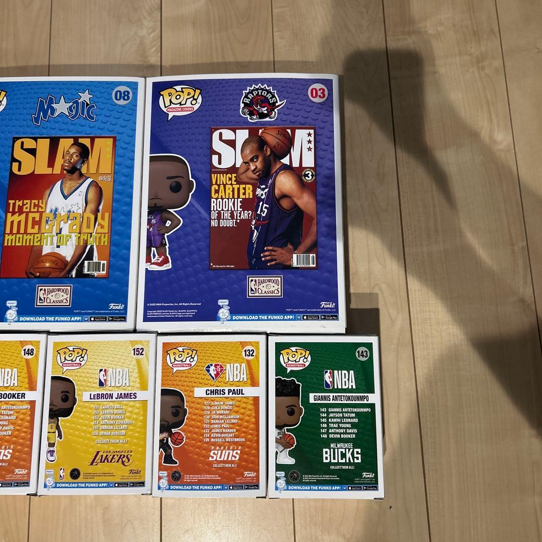 Funko POP! NBA・SLAM フィギュア9体まとめ売り 箱あり　未開封