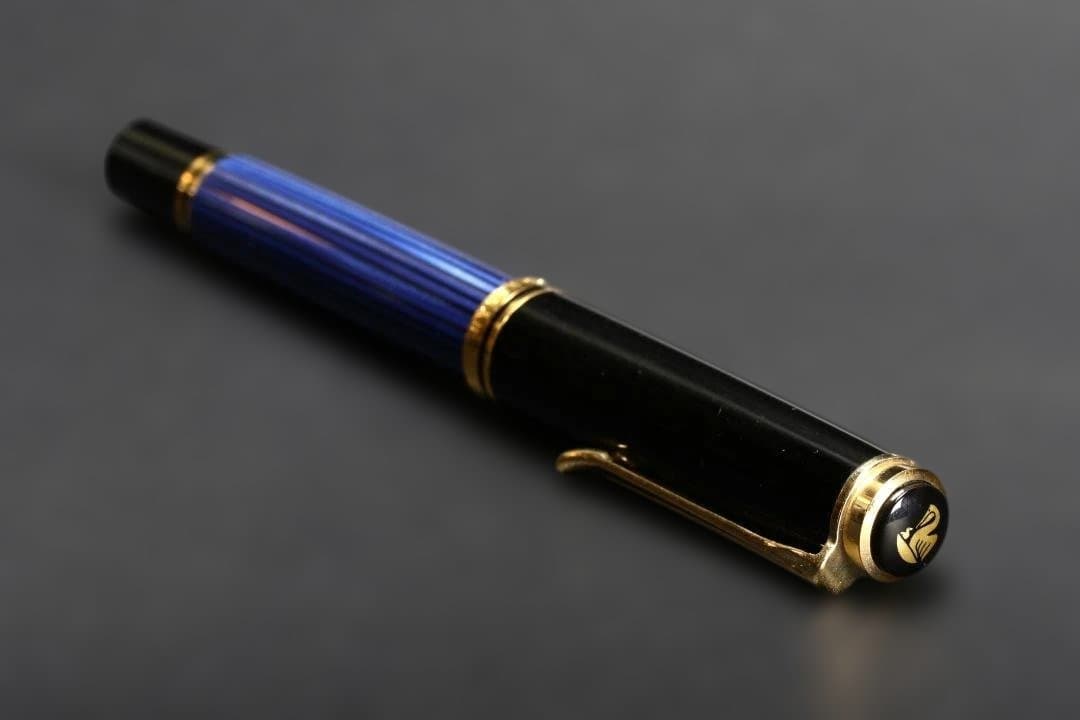 Pelikan M400 Blue Stripe 14C 585 ペリカン万年筆