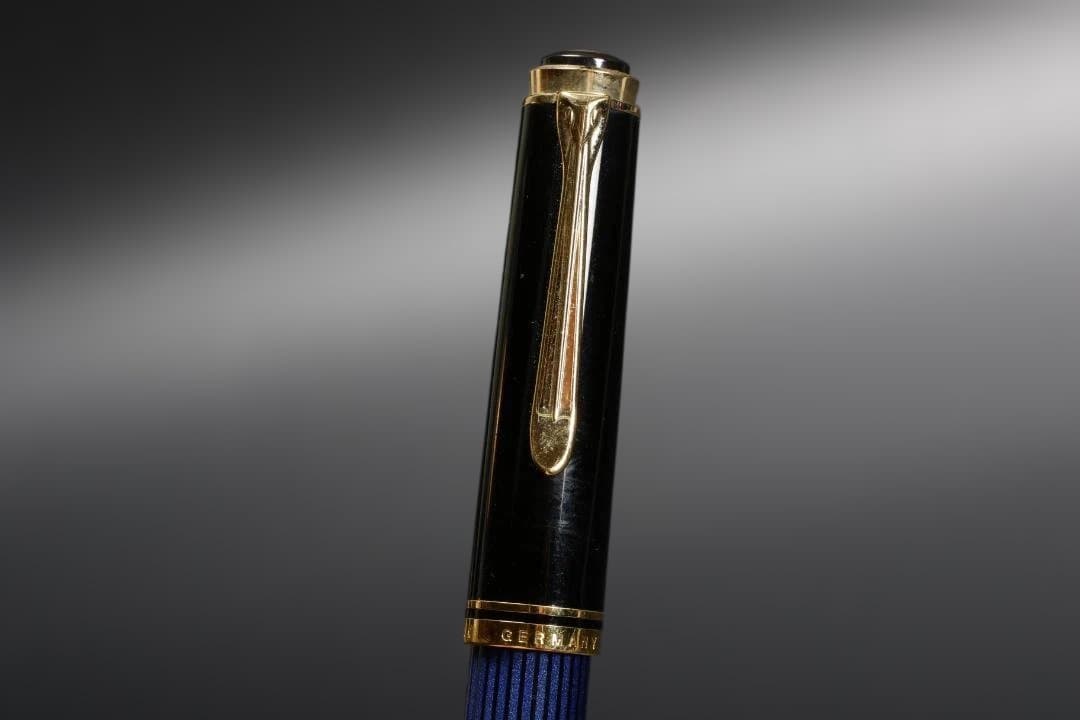 Pelikan M400 Blue Stripe 14C 585 ペリカン万年筆