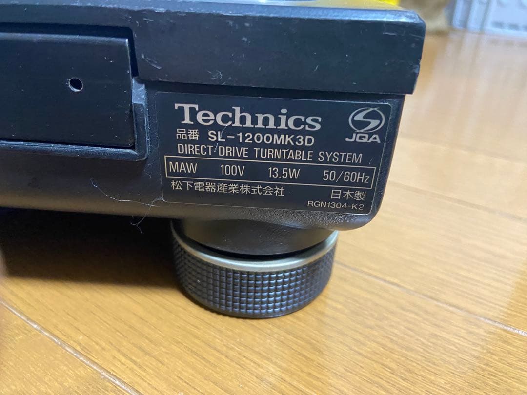 Technics（テクニクス） SL-1200MK3Dターンテーブル（1台）