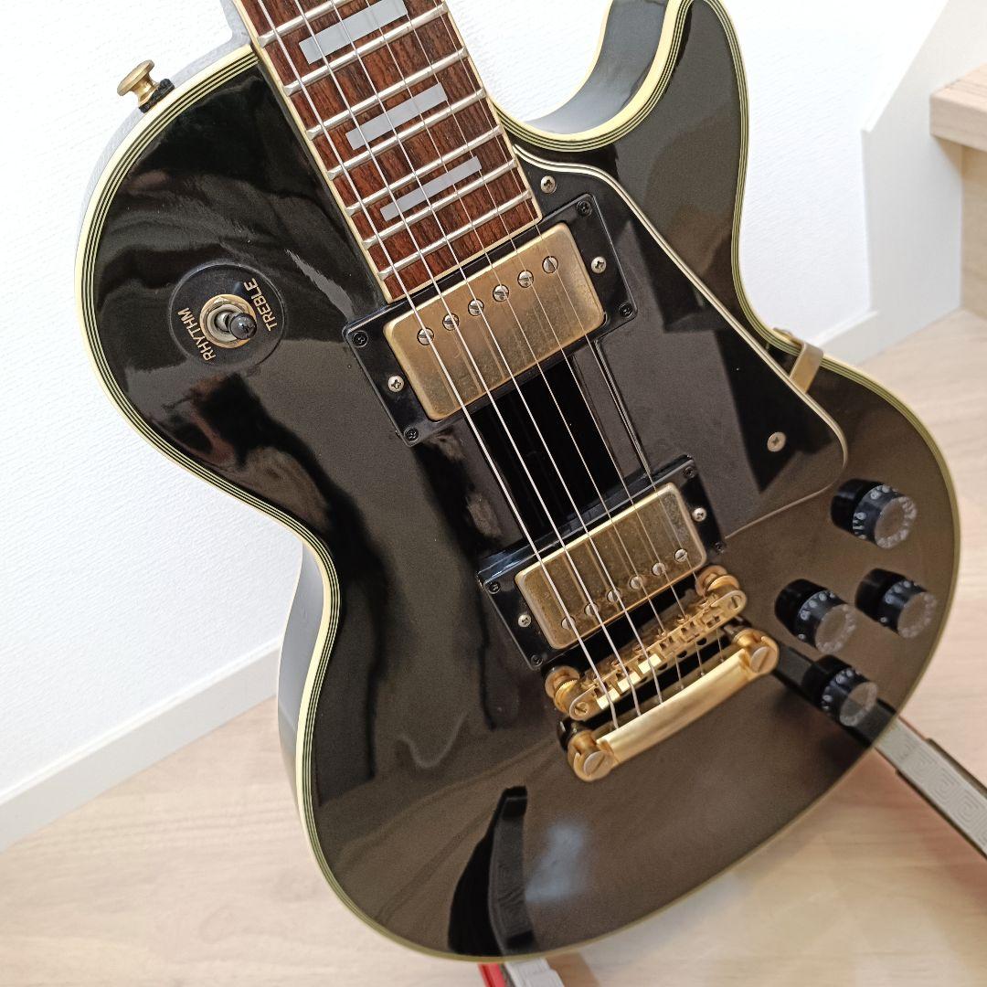 【メンテ済】Epiphone Les Paul CUSTOM ブラック