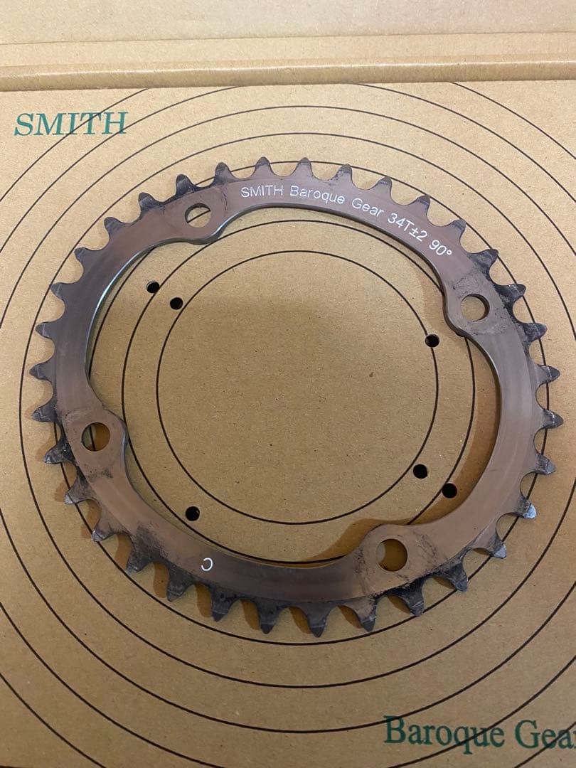 スミス　バロックギア　チェーンリング 34T±2° PCD112