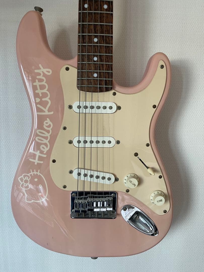 Squier Hello Kitty ストラト ピンク ミニエレキギター 完売品