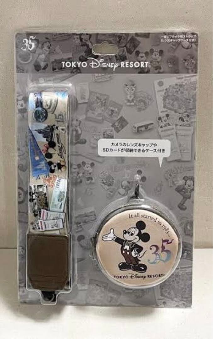 新品　実写　ミッキー　ディズニー　Disney ドナルド　カメラ　ストラップ