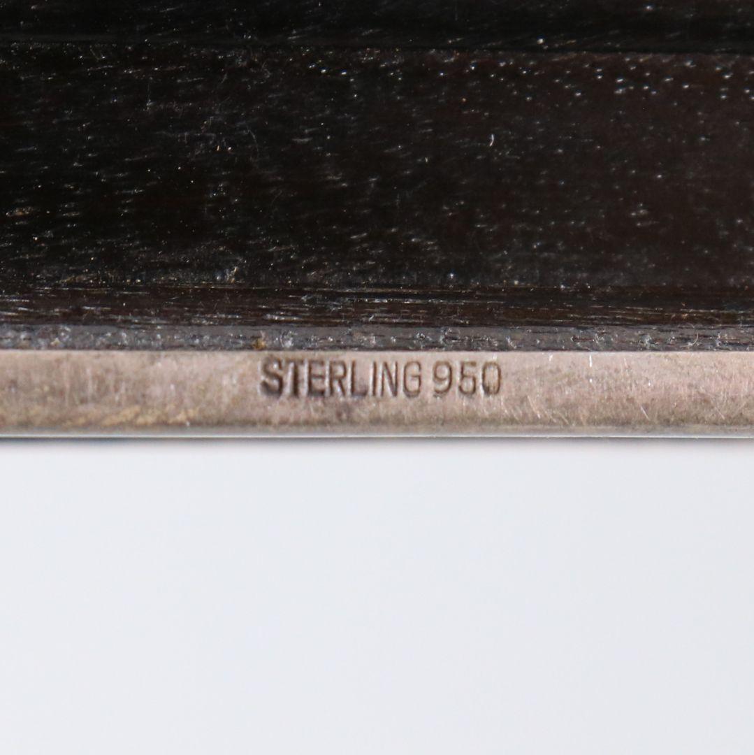 銀巻煙草箱 小箱 蓋物 銀製 STERLING950 約108g　N860　N6