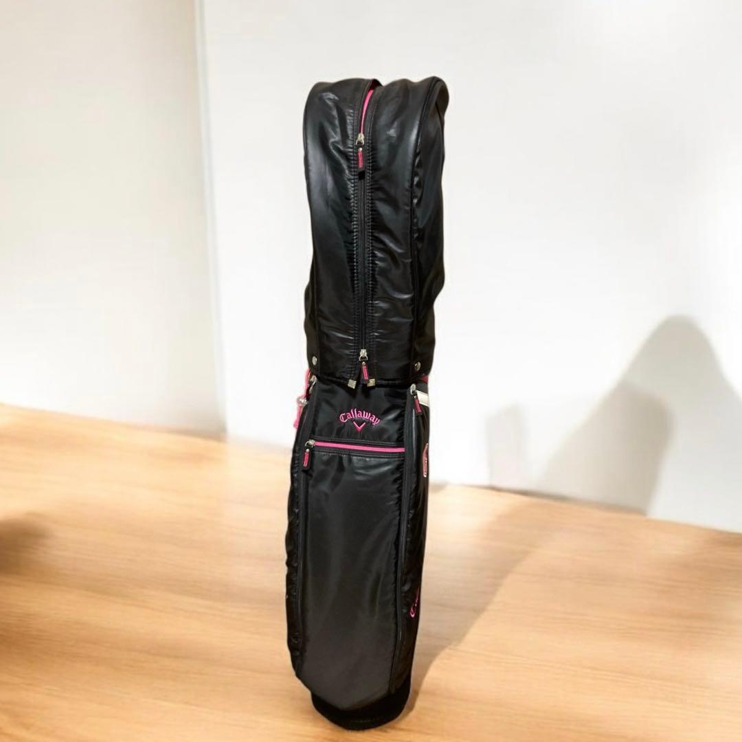 Callaway キャロウェイピンク&ブラックゴルフバッグキャディバッグ(美品)