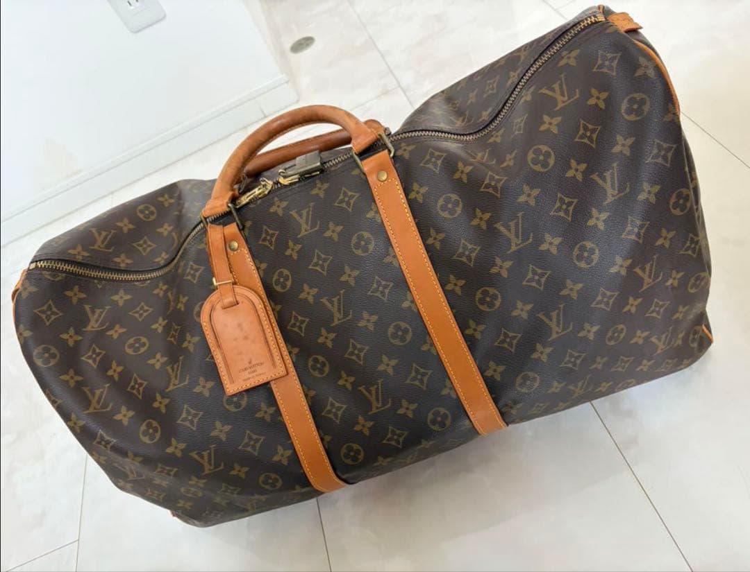 LOUIS VUITTON ボストンバッグ モノグラム キーポル60 ブラウン