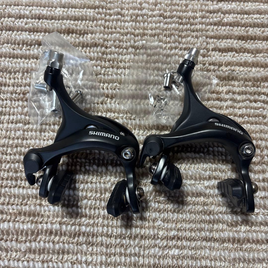 SHIMANO キャリパーブレーキ前後セット BR-R451 ブラック