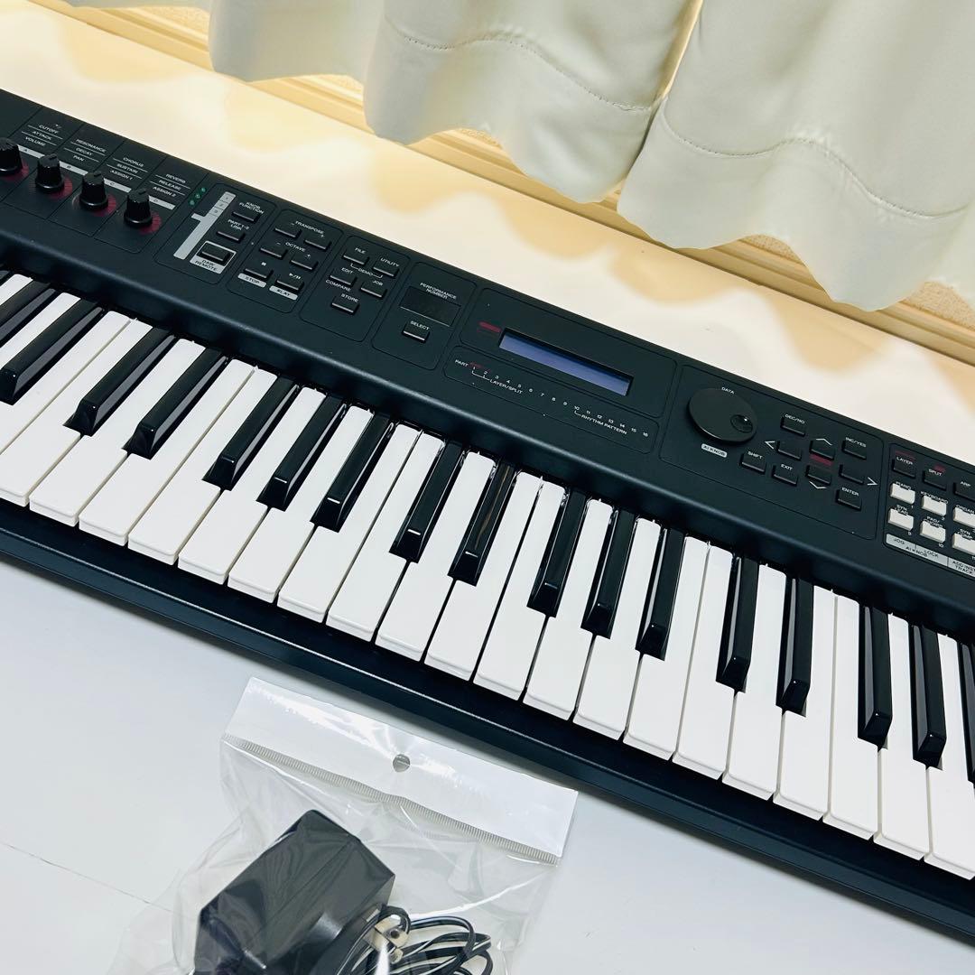 【美品】YAMAHA シンセサイザー MX61 BK 61鍵盤 YAMAHA