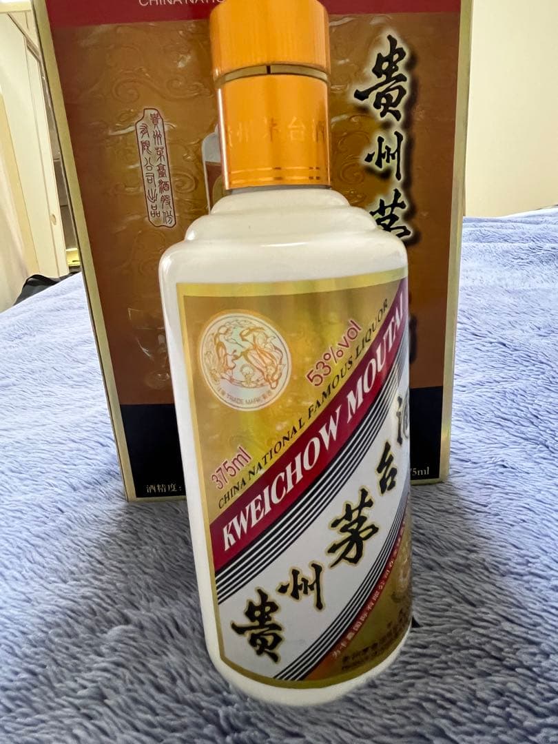 貴州茅台酒 マオタイ酒 375ml 53%-1本-50ml-2本