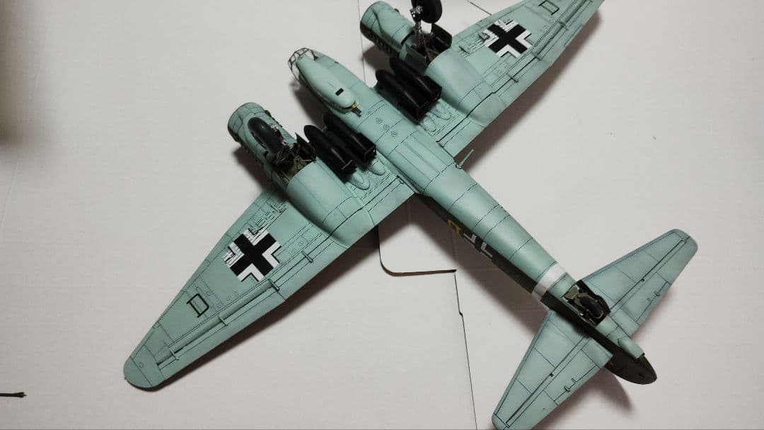 プラモデル完成機　1/48　ユンカース　Ju88A-4