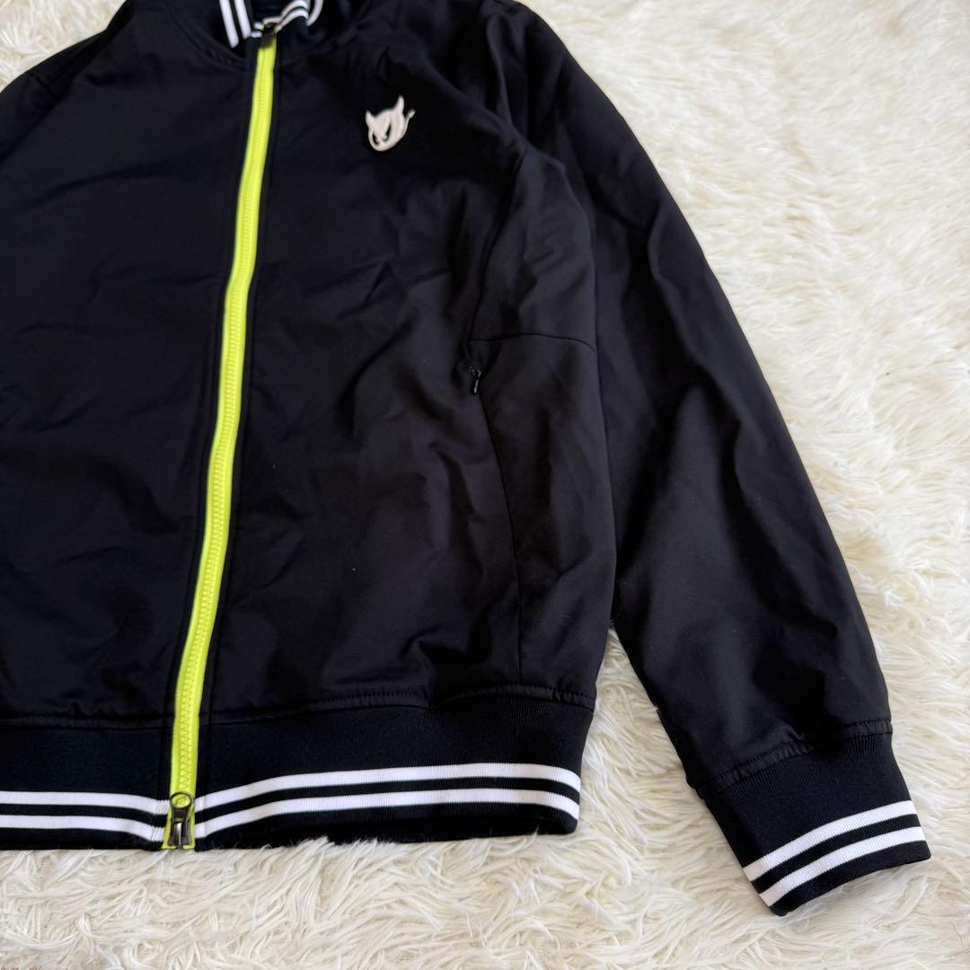 【ワック】美品 ジップジャケット ブラック ロゴ 2サイズ メンズ