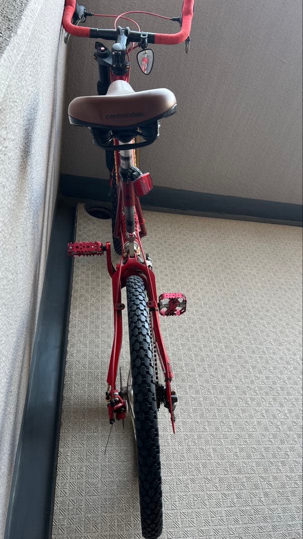 Cannondale SuperV ラメ入りレッドカラー