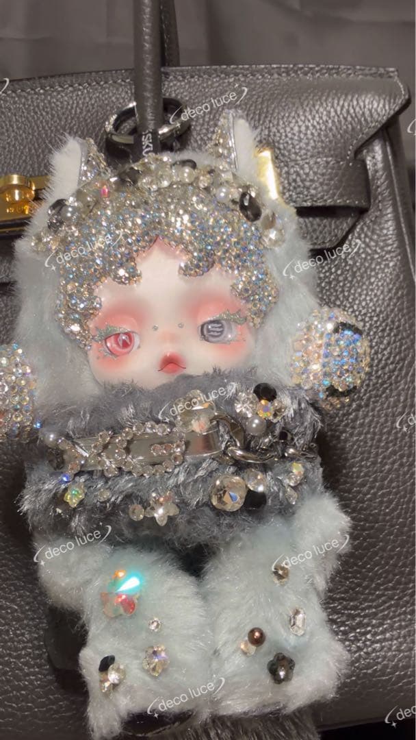 SKULLPANDA XG ぬいぐるみペンダント スカルパンダ　スワロフスキー