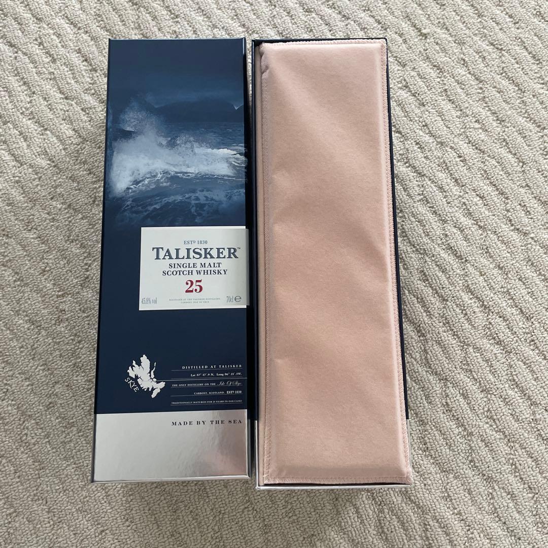 【高級】TALISKER 25年 シングルモルトスコッチウイスキー 700ml