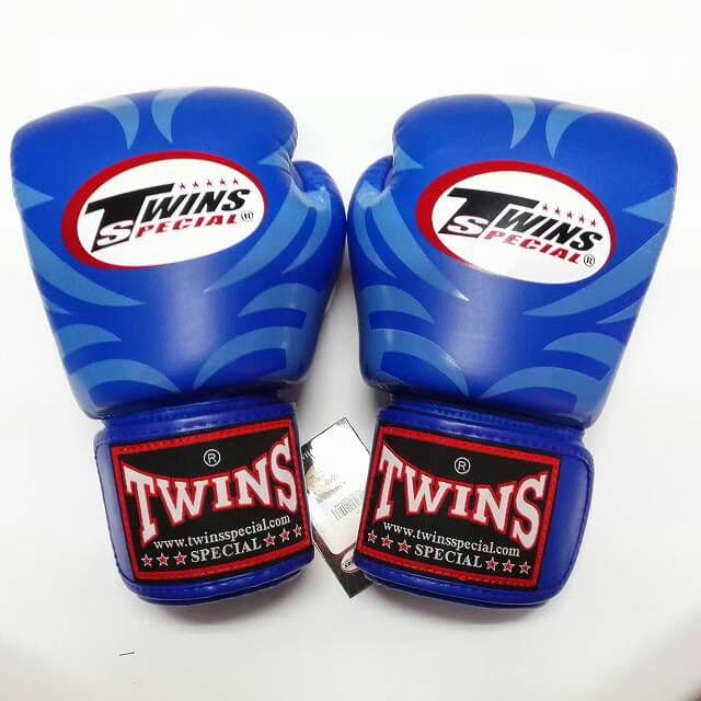 新品 正規 TWINS 本格ボクシンググローブ 本革製 サイズ選択 T青