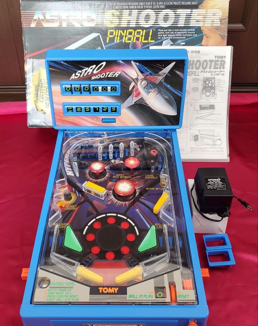 【極美品】超希少TOMY アストロシューターピンボール 1980年代 レトロ