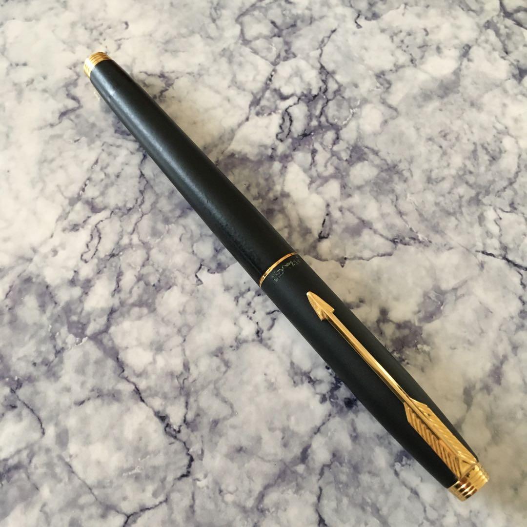 #0175 オーバーホール済み 万年筆 PARKER パーカー 14k