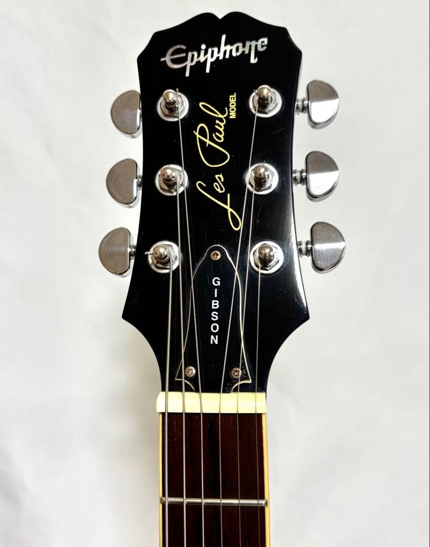 【新品弦張替済】Epiphone レスポールスタンダード エボニー Gibson