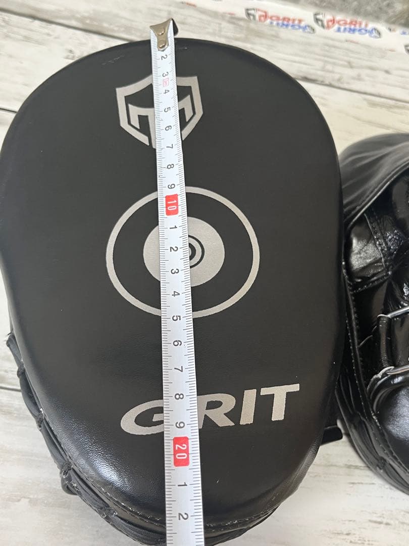 GRIT 本革　ブラック パンチングミット 新品