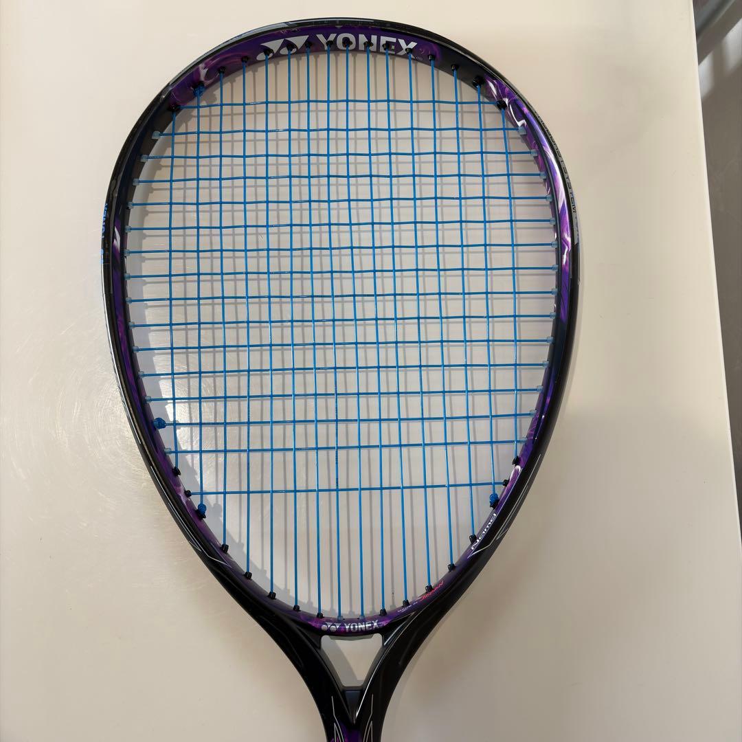 YONEX GEOBREAK 80G 後衛 一本シャフト 軟式テニスラケット 黒