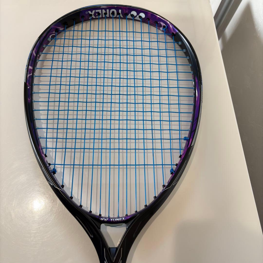 YONEX GEOBREAK 80G 後衛 一本シャフト 軟式テニスラケット 黒