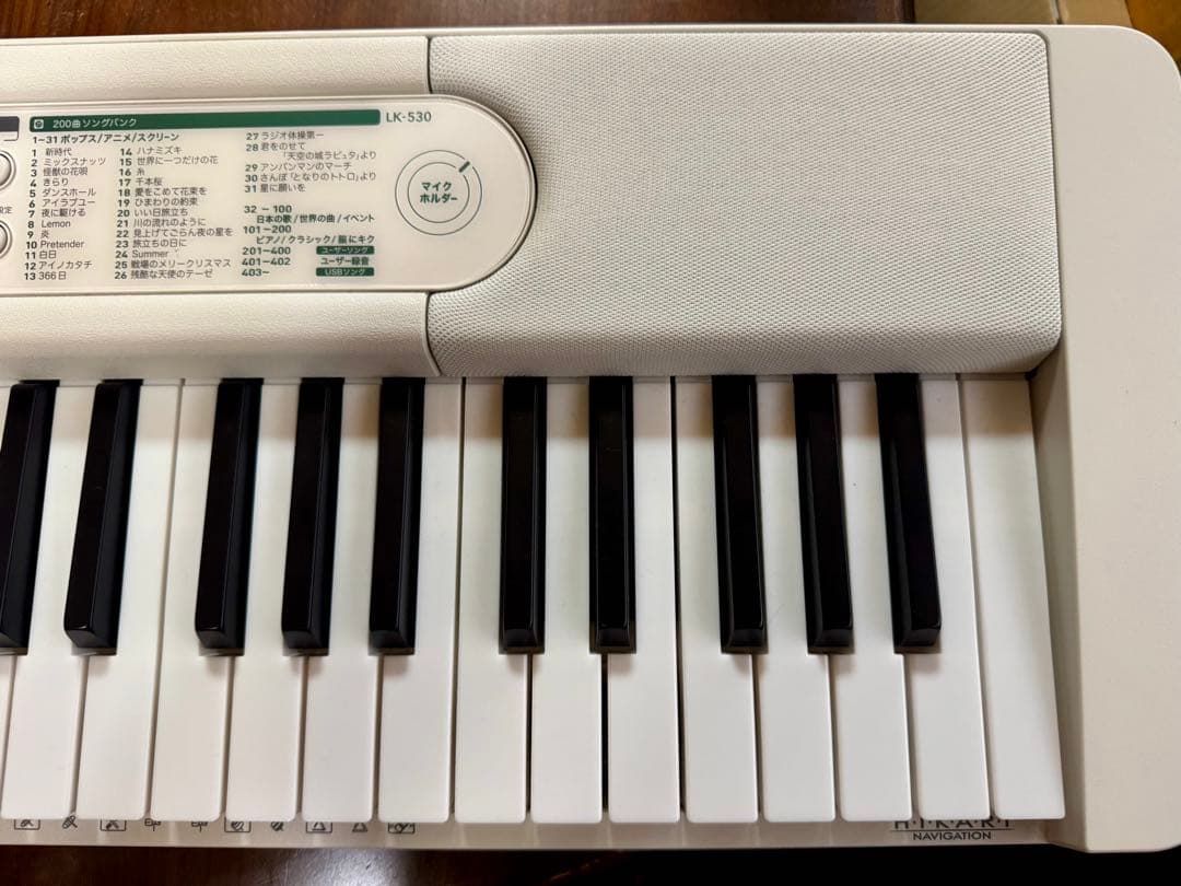 【美品】電子ピアノ CASIO Casiotone LK-530