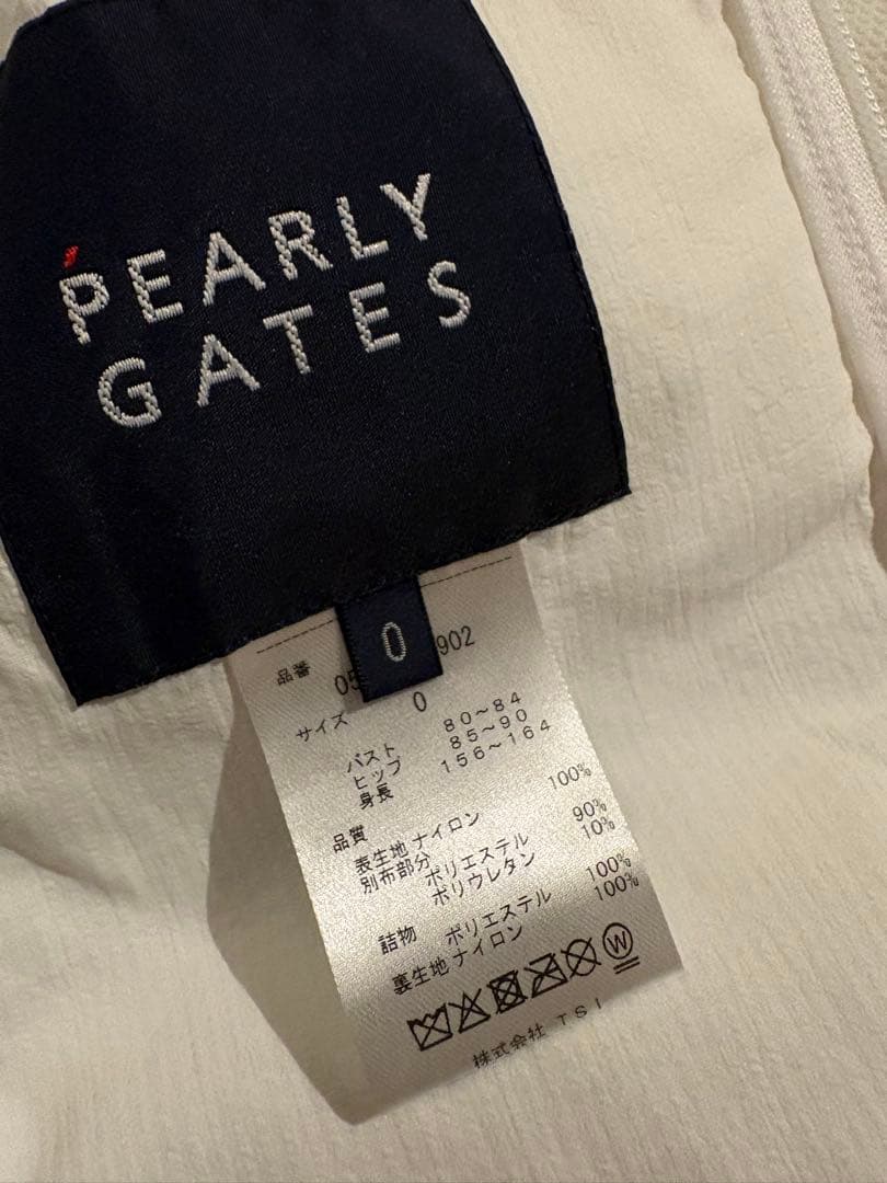PEARLY GATES フード付き中綿ベスト サイズ0 レディース