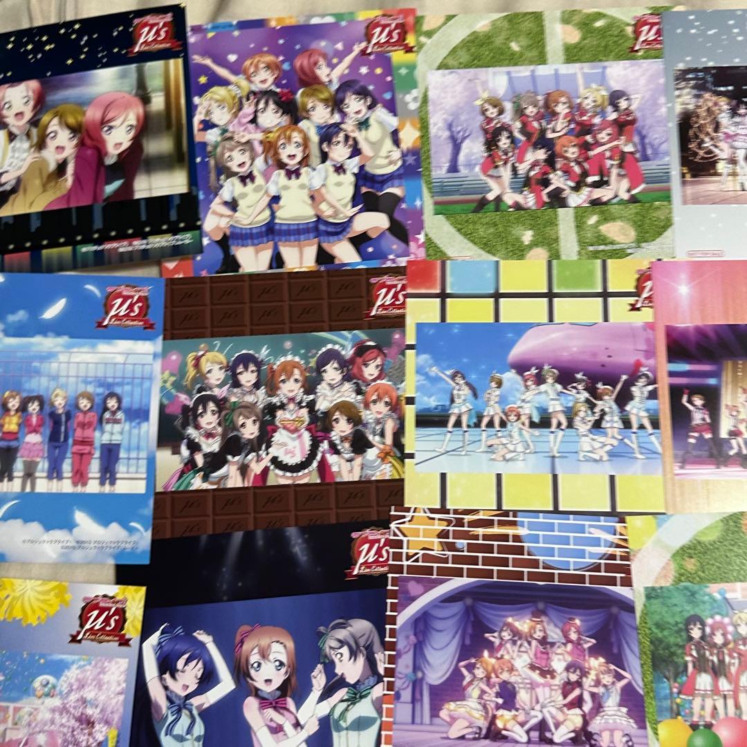 ラブライブ！　μ’s 特典　色紙　イラストシート　まとめ売りセット
