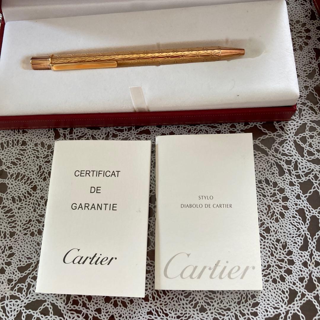 Cartier ゴールドボールペン 専用ケース付き