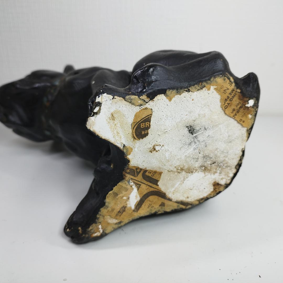 Vintage Chalkware Bulldog ブルドッグ ビンテ IE5S