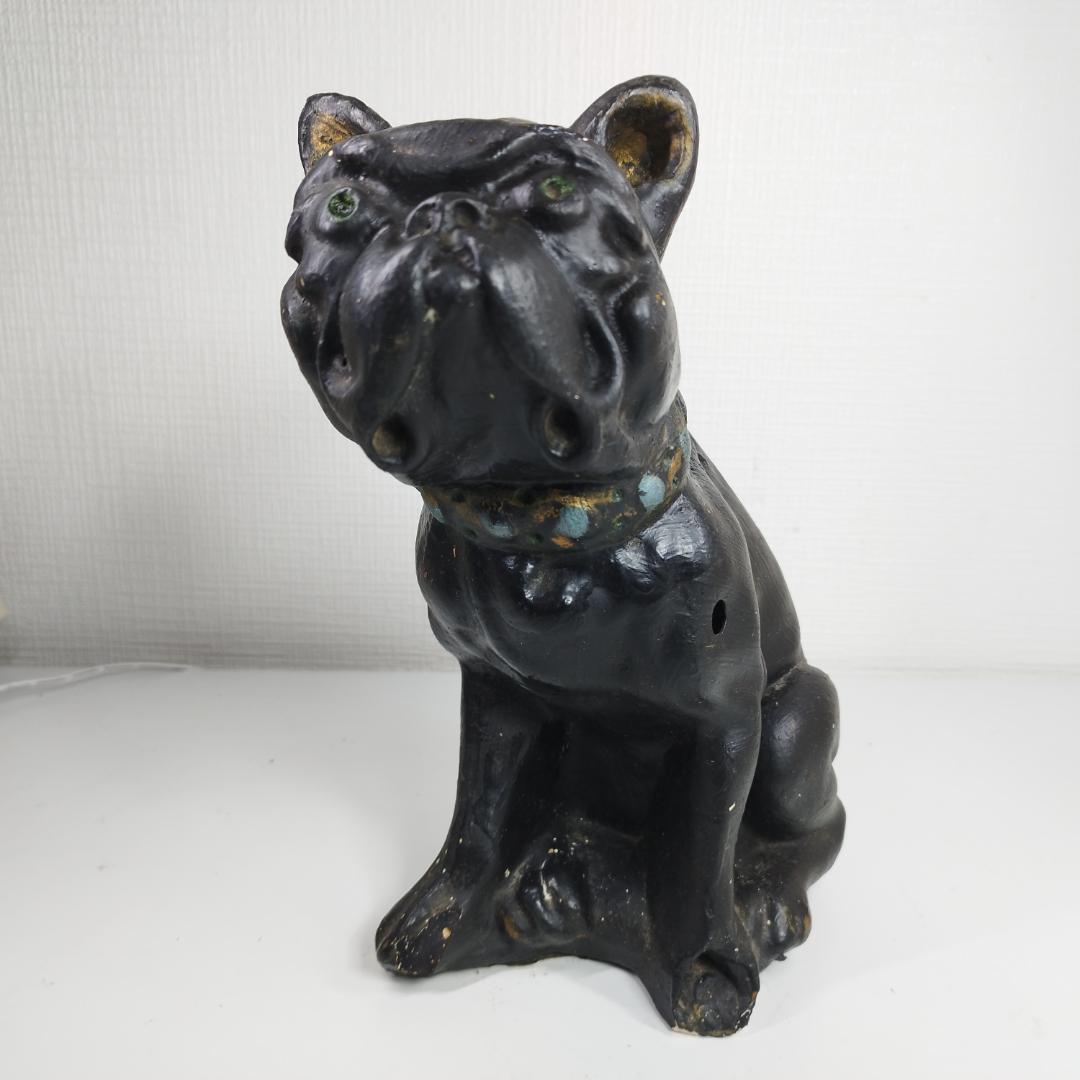 Vintage Chalkware Bulldog ブルドッグ ビンテ IE5S