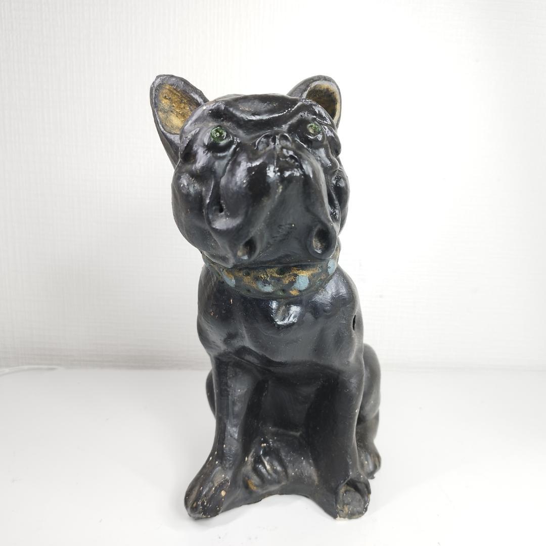 Vintage Chalkware Bulldog ブルドッグ ビンテ IE5S