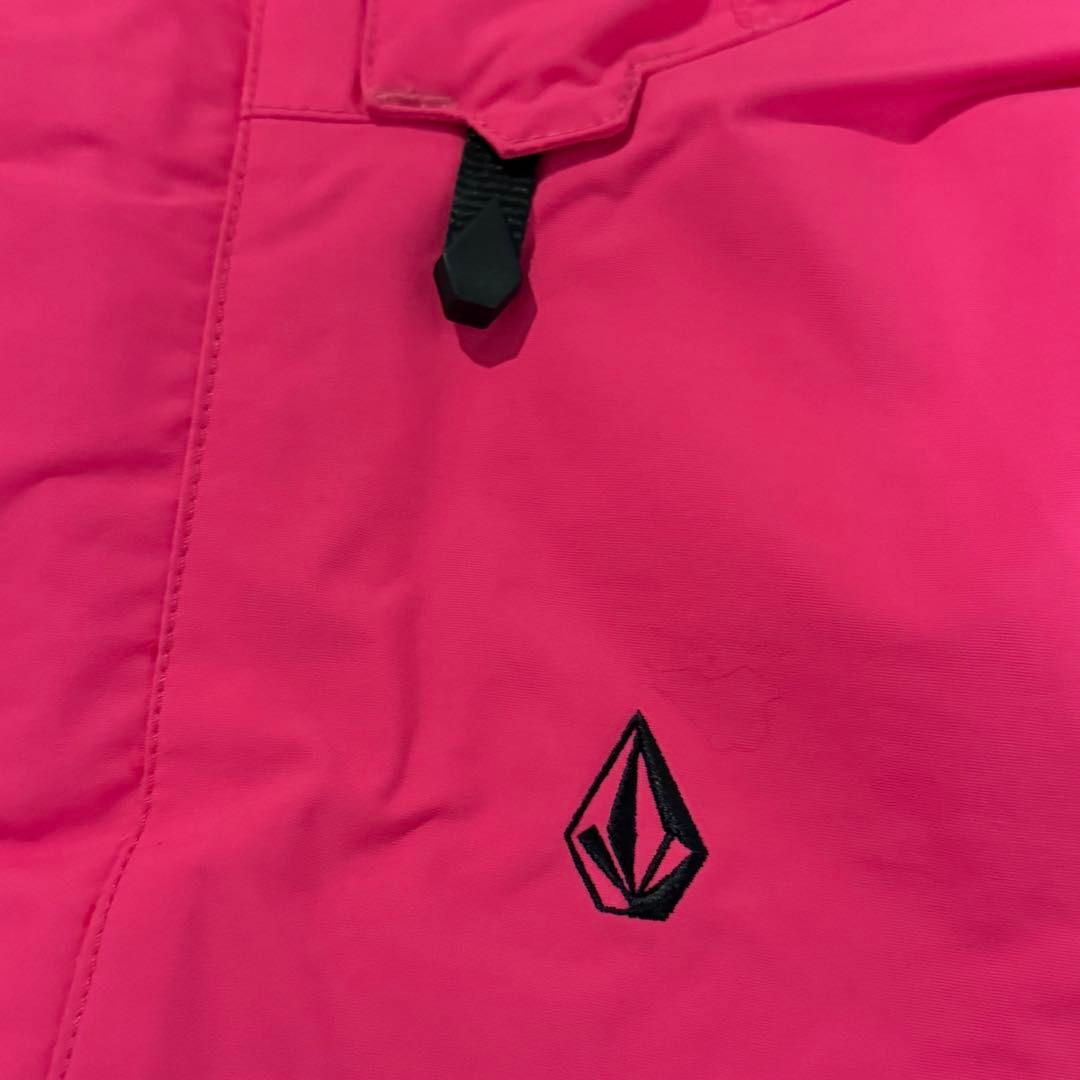 美品✨Volcom ボルコム スノーボードウェア 上 女性用 ピンク/ブラック