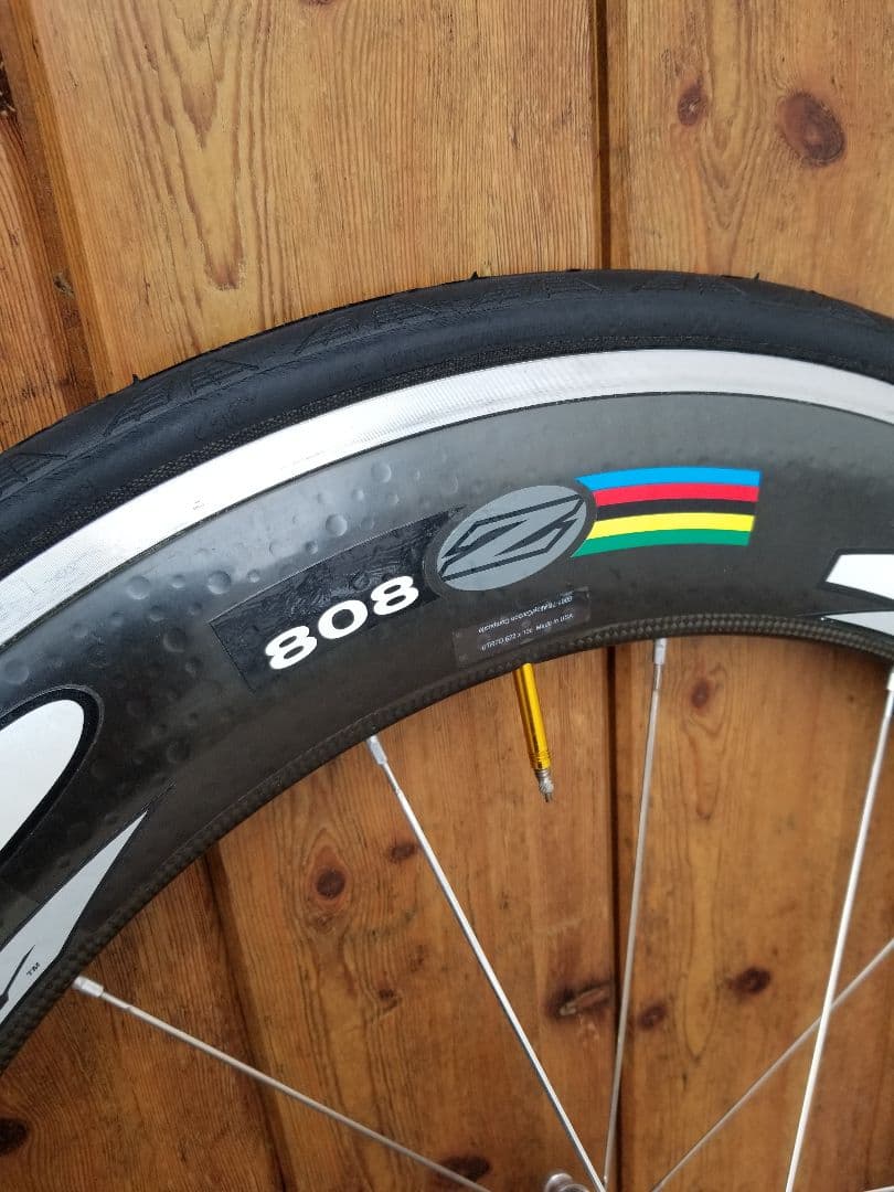 ZIPP 808 ジップ カーボン クリンチャー フロント ホイール
