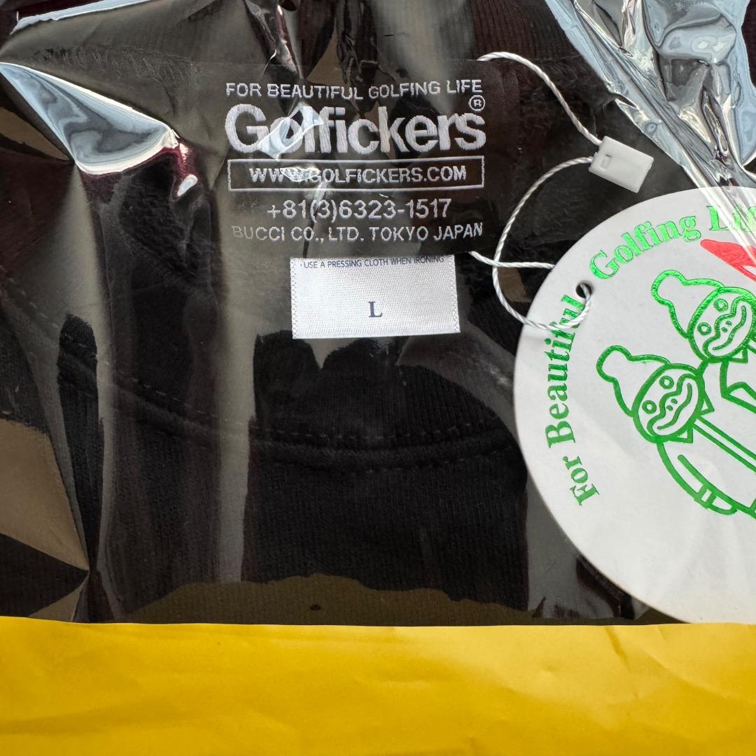 Golfickers Half Sweat ブラック Lサイズ