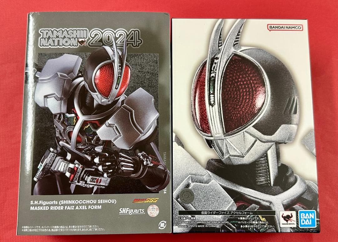 163 未開封 真骨彫 仮面ライダーファイズ アクセルフォーム 輸送箱付