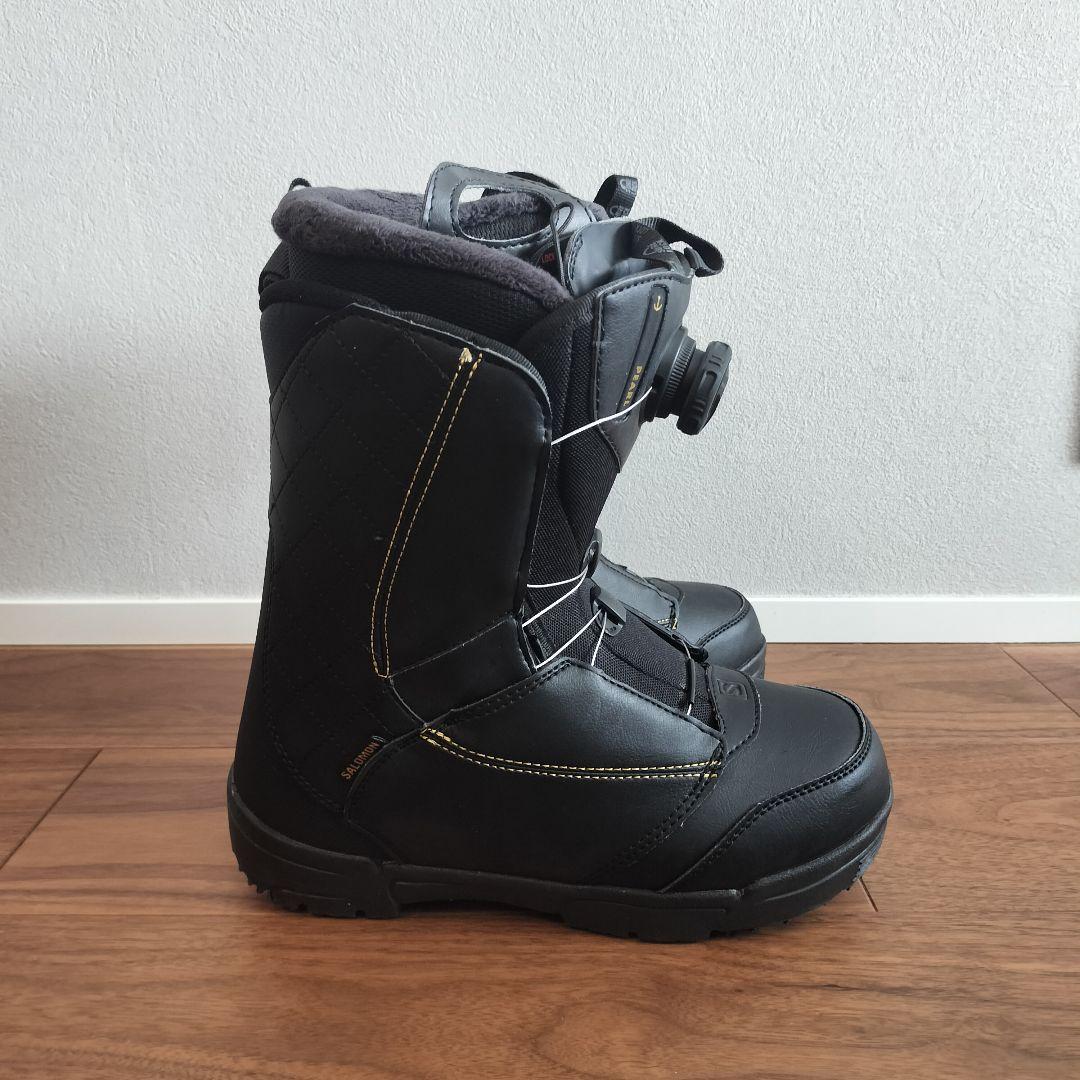 美品 Salomon PEARL BOA 24.5 スノーボードブーツ ブラック