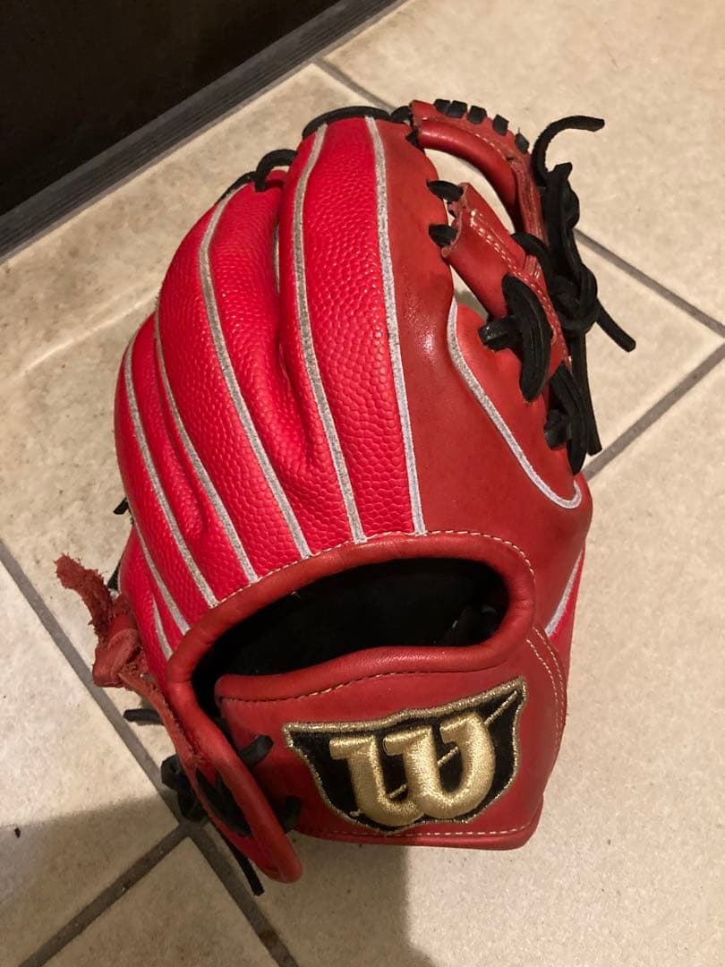 【最終値下げ、レア】ウィルソン　Wilson　少年軟式グラブ　小指2本入れ