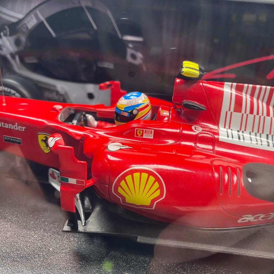 アロンソ直筆サイン入り Ferrari F10 Bahrain GP 1/18