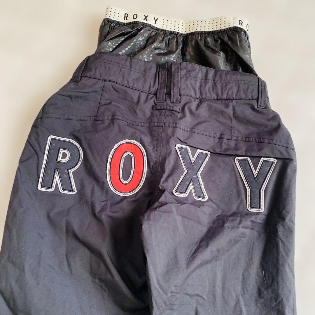 ROXY ロキシー　ロゴ　スキーウェア　スノーボードウェア　パンツ　ブラック