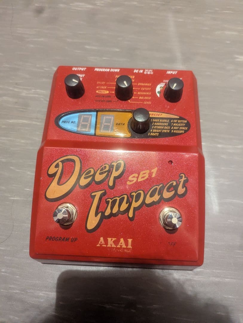【激レア】AKAI Deep Impact SB1 ベースエフェクター