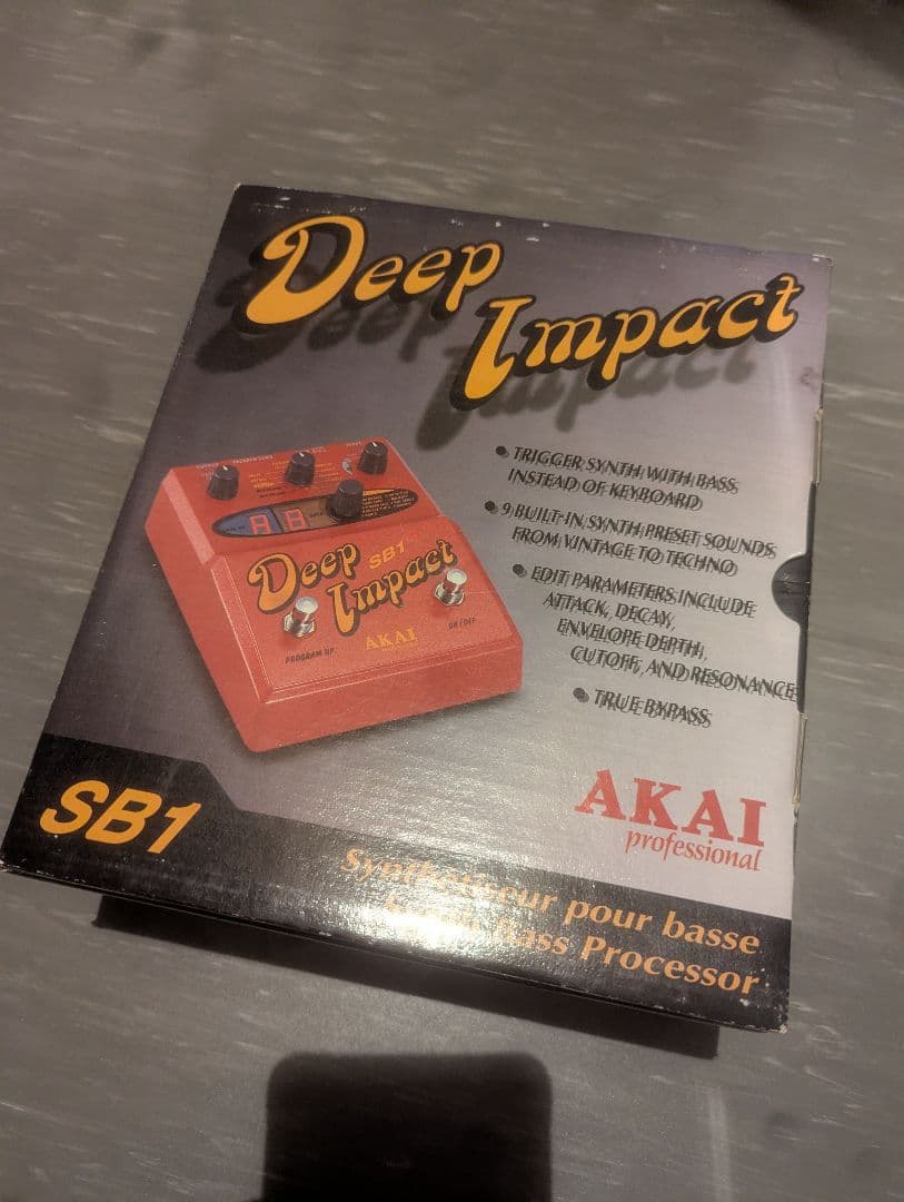 【激レア】AKAI Deep Impact SB1 ベースエフェクター