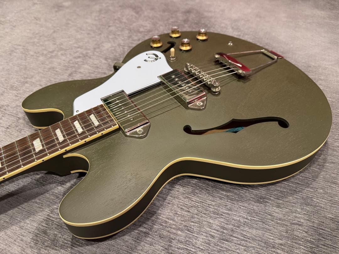 ギター Epiphone Casino Worn Olive Dra