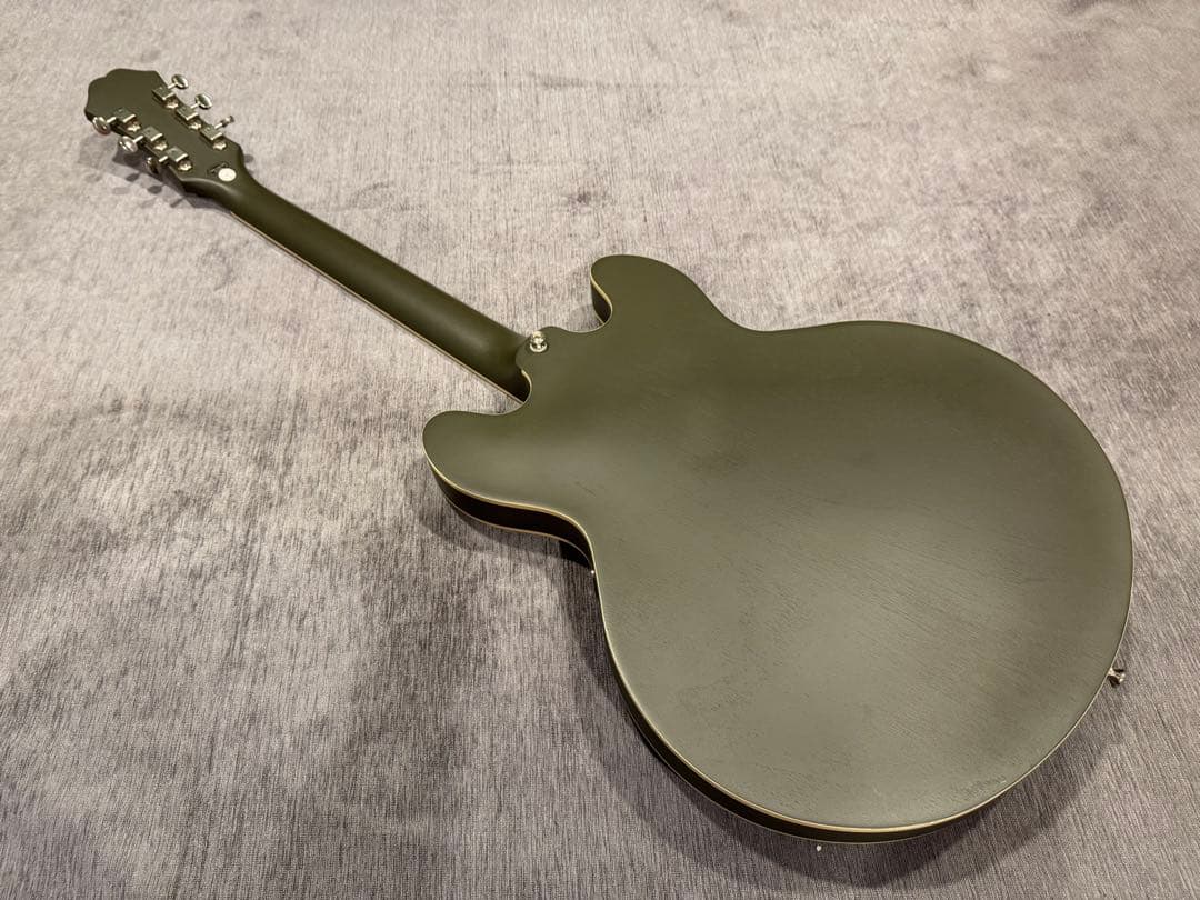 ギター Epiphone Casino Worn Olive Dra